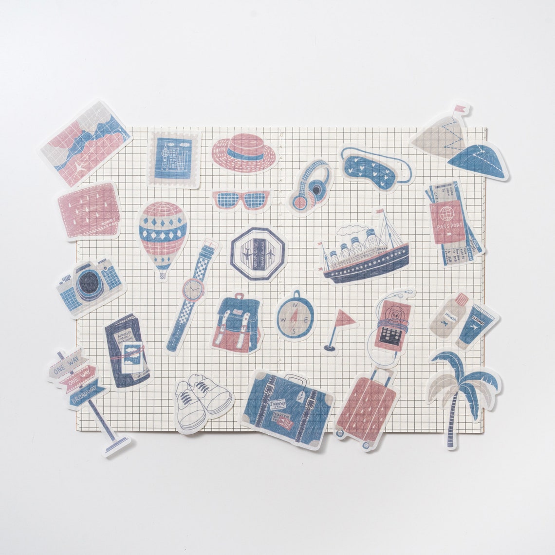 50 Lifestyle Washi Journal Stickers Pack (25 designs) – Occasional Motto